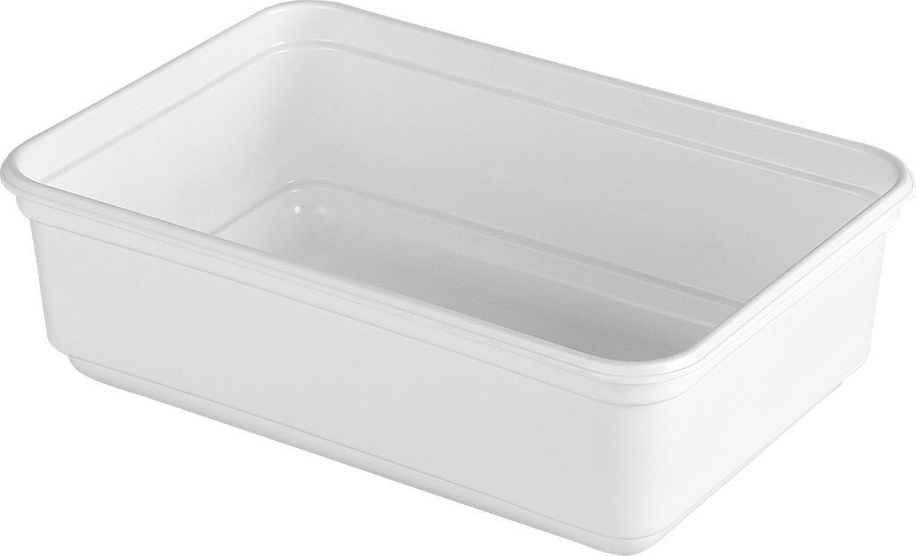 Bac à glace à emporter 0,75 litre blanc | Serup